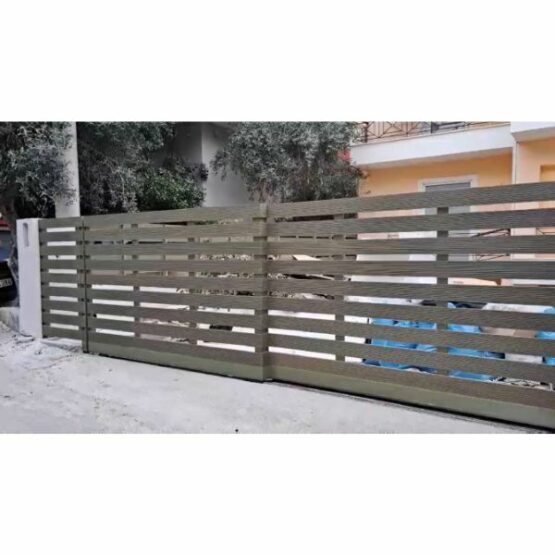 AUTOMATIC SLIDING GATE WITH WPC DECK